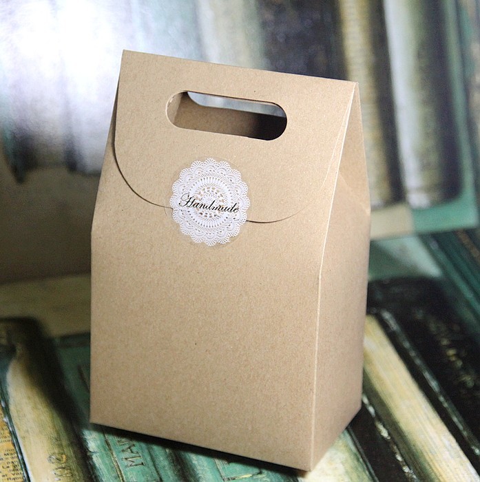 Plain Brown Kraft Paper Box For T Packaging Customized Printing
