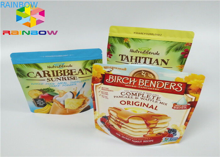 Whey Protein Powder Bag Packing / Pure Aluminum Foil Whey Protein ...