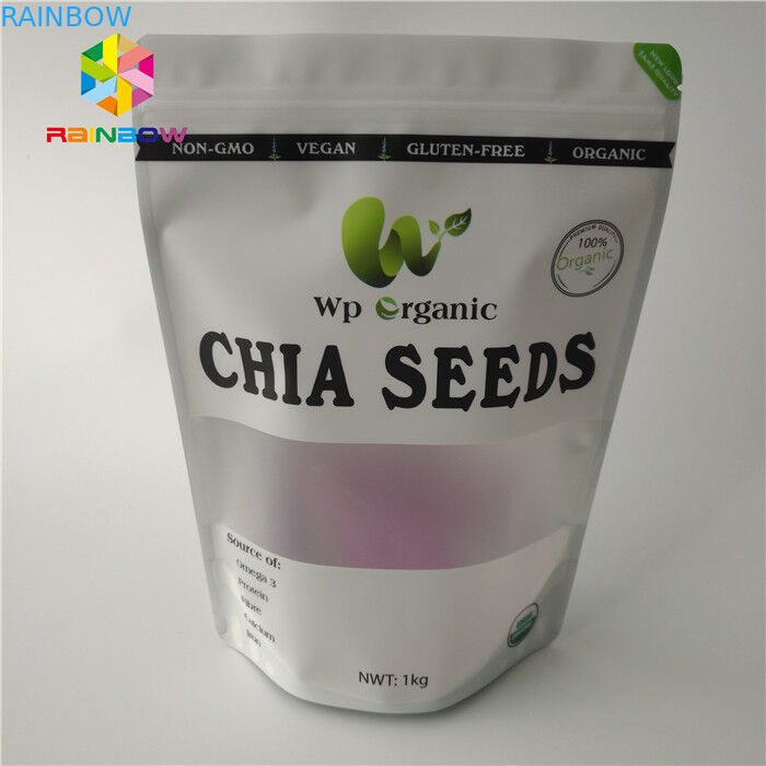 Round Hole Snack Food Packaging Bags Custom Printing With Zip Lock And ...