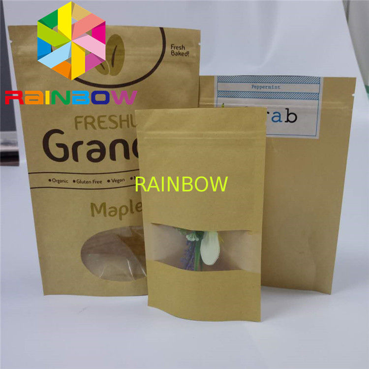 Moisture Proof Paper Box Packaging Heat Seal Kraft Paper Bag Eco - Friendly
