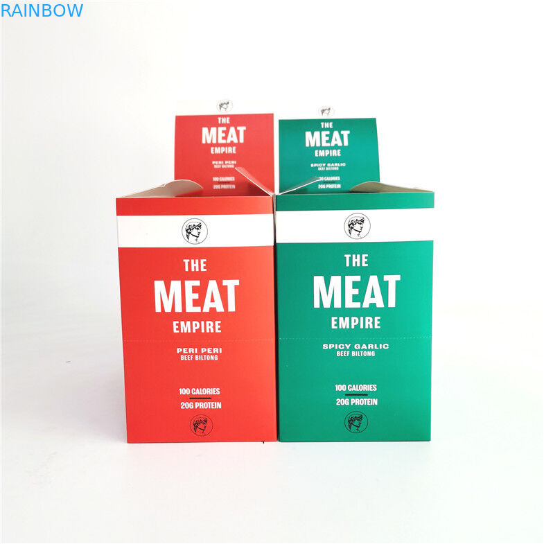 Offset Printing Tear Off Paper Box For Beef Biltong