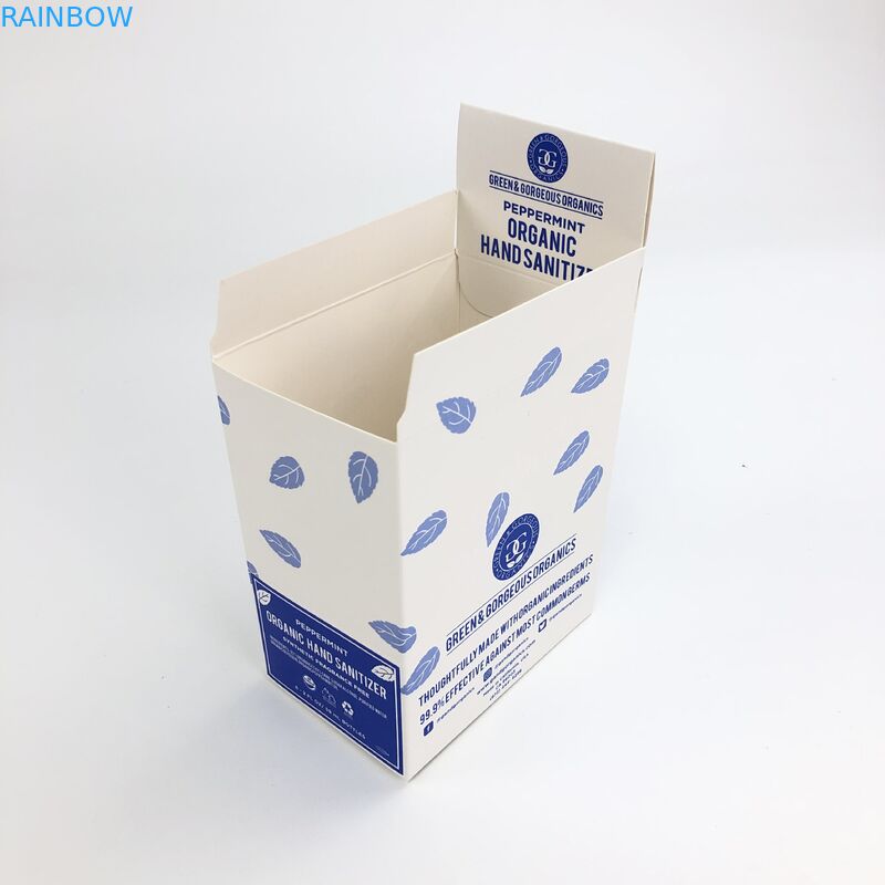 Custom Matt Film UV Embossed With 400g 350g Thickness White Cardboard ...