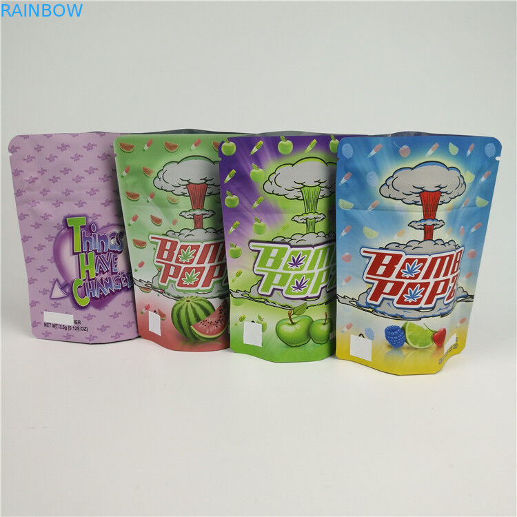 3.5G Weed Mylar Bags Laminated Material Food Grade