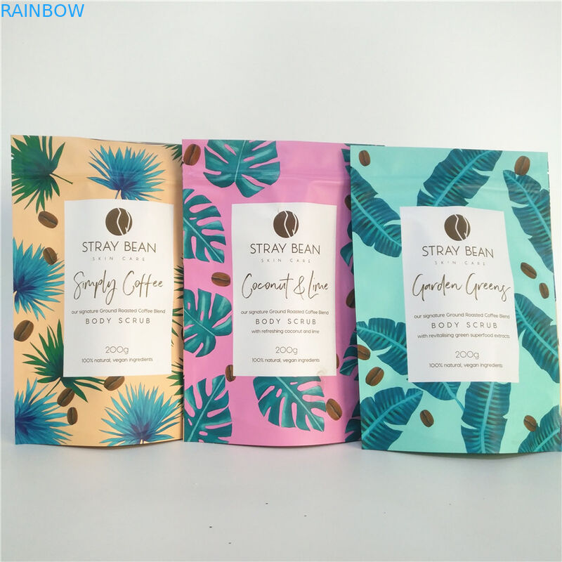 Matte OPP vmpet Bath Salt Packaging Bag 100g 200g Aluminum Foil Mylar Pouch