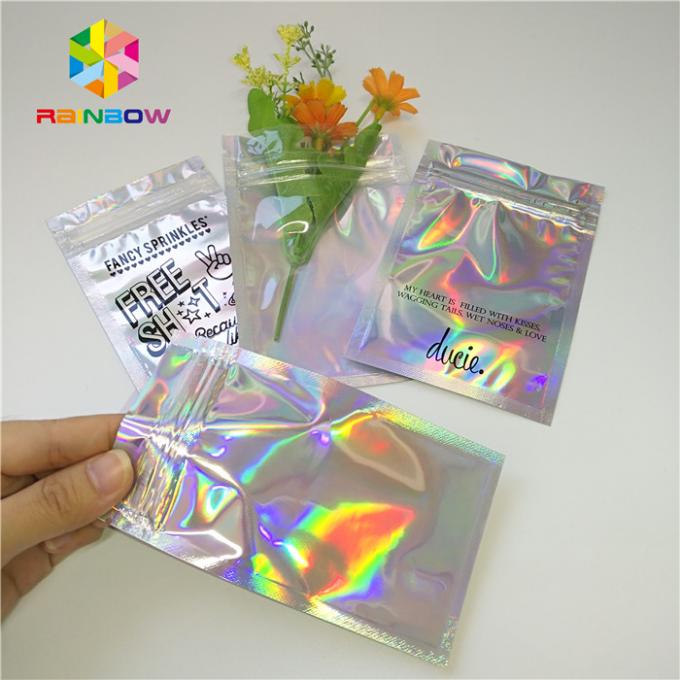 Face Eyes Mask Plastic Pouches Packaging Three Side Sealed Flat Bag ...