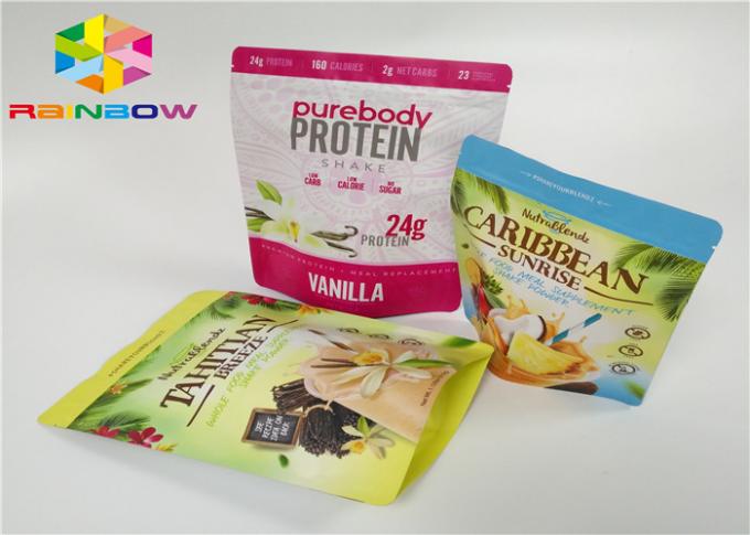 Whey Protein Powder Bag Packing / Pure Aluminum Foil Whey Protein ...