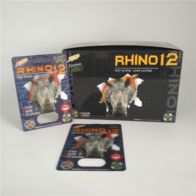 Hardware Usage Blister Card Packaging Go RHINO Hole Capsule Container ...