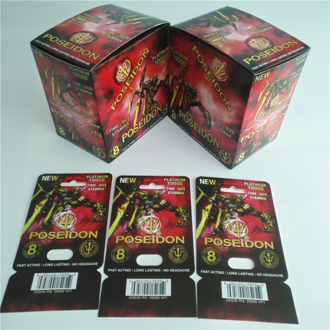 Stiff ROX Pill Capsule Blister Card Packaging Display Box Printed ...