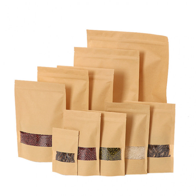 Custom Print Food Grade Tea Bags Packaging Zipper Doypack See Through ...