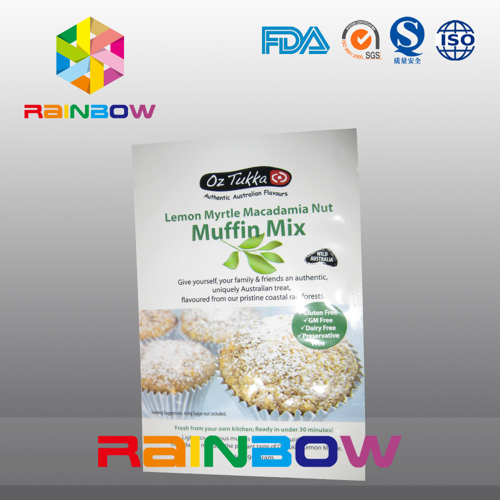 Muffin Mix Snack Bag Packaging / Plastic Pouches for Yummy Pastry