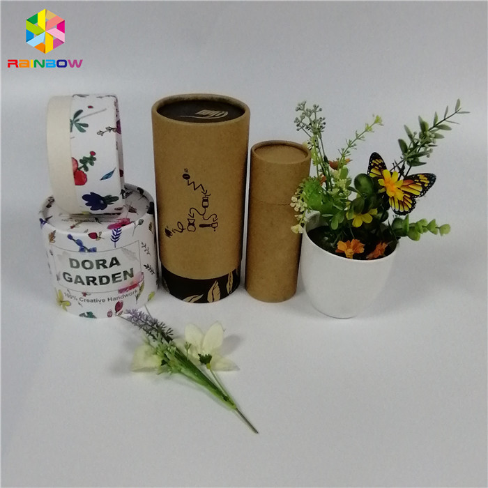 Biodegradable Food Grade Paper Box Packaging Cardboard Tube Matt ...