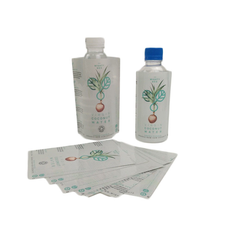 Biodegradable Shrink Wrap Bottle Labels Sticker , Plastic Pvc Heat ...
