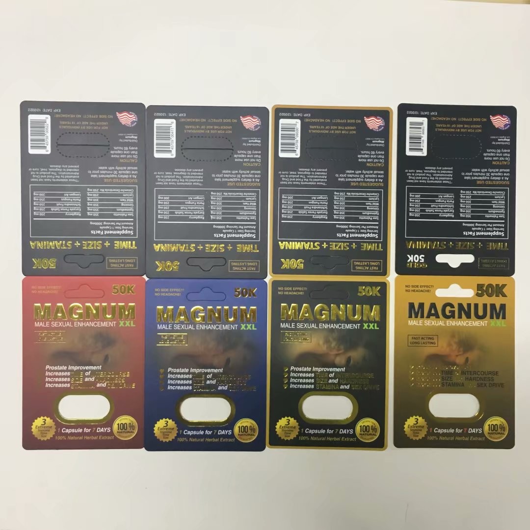 Customized Four Colors Magnum Paper Cards Papaer Boxes For Pill ...