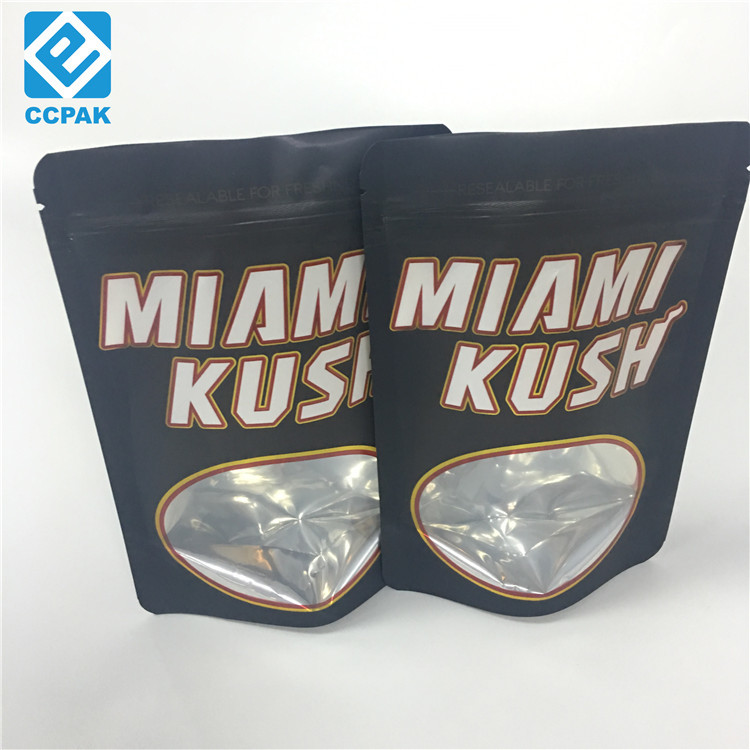 Soft Touch Mylar Ziplock Bags Die Cut Irregular Shape Cookies Mylar Bags